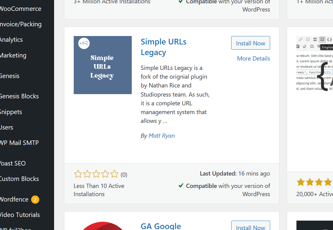 Simple URLs Legacy WordPress Plugin Released • Matt Ryan